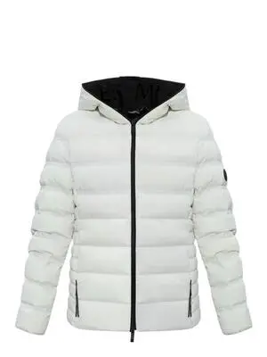 Moncler Alete Hooded Padded Jacket - White