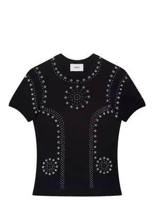 Coperni Mantra Graphic Print T-shirt - Black