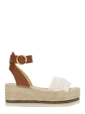 ODISSI Lily Mid-wedge Espadrilles - Brown