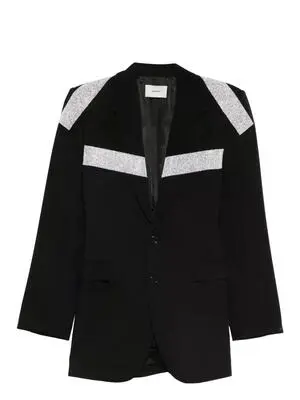 Coperni Embellished Single-breasted Blazer - Black