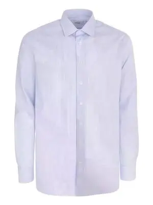 LARDINI Striped Shirt - Blue