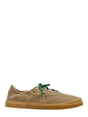 Moncler Lace-up Suede Sneakers - Neutrals