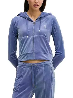 Juicy Couture Zip-up Hoodie - Purple