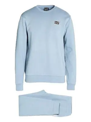 EA7 Tracksuit In Cotton, Polyester, And Elastane - Blue