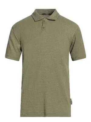 TAKESHY KUROSAWA Polo Shirt Military Size Cotton, Polyester, Elastane - Green