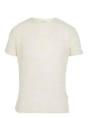 TAKESHY KUROSAWA T-shirt Ivory Size Polyester, Elastane - White
