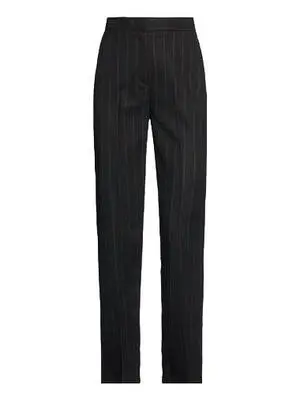 COMPAGNIA ITALIANA Tapered Pinstriped Pants - Black