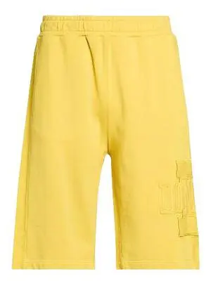 DONDUP Cotton Athletic Shorts - Yellow
