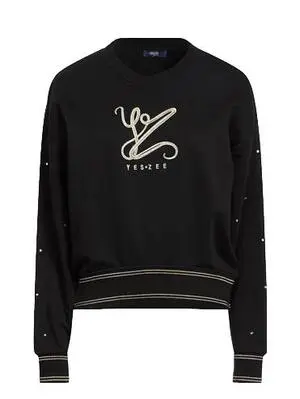 YES ZEE BY ESSENZA Cotton-blend Sweatshirt - Black