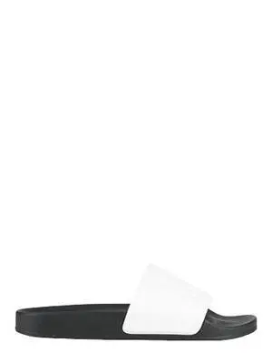 MSGM Rubber Slides - White