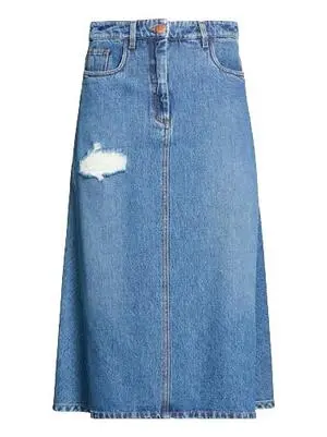 Moschino Flared Denim Skirt - Blue