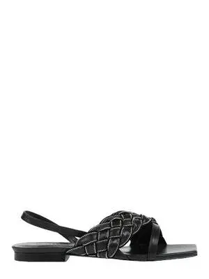 TWINSET Ankle Strap Sandals - Black