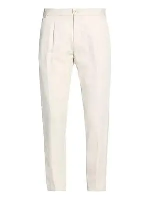 AT.P.CO Cotton And Linen Casual Pants - White