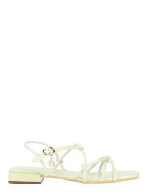 LAURA BIAGIOTTI Sandals With Buckle-fastening Ankle Strap - Green