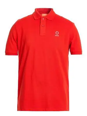 SUNS Polo Shirt Size Cotton, Elastane - Red