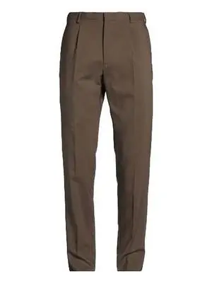 Emporio Armani Virgin Wool Tailored Pants - Brown