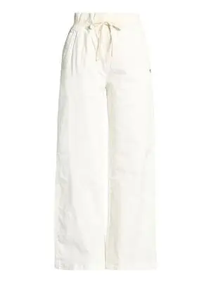 Champion Wide Leg Cotton Blend Pants - White