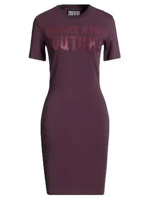 Versace Mini T-shirt Dress - Purple