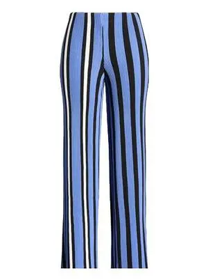 Liviana Conti Straight-leg Jacquard Knit Pants - Blue