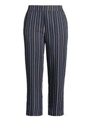 KARTIKA Striped Straight-leg Pants - Blue