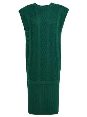 BABYLON Mini Wool Dress - Green