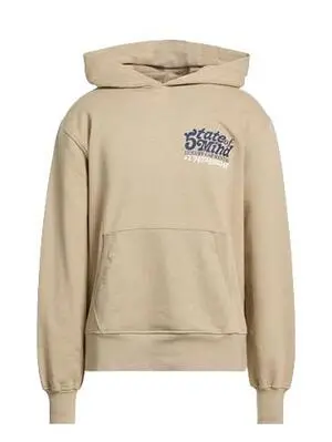 5TATE OF MIND Hooded Sweatshirt With Logo - Beige