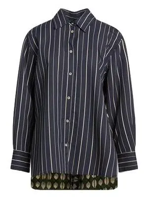 KARTIKA Striped Twill Shirt - Blue