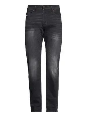 DIESEL Cotton-elastane Straight-leg Jeans - Black