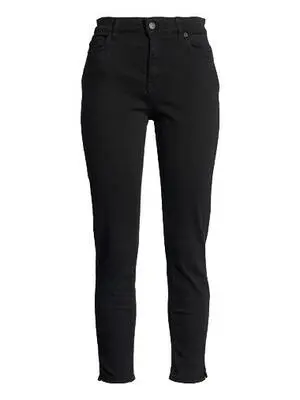 VICOLO Slim Fit Gabardine Pants - Black