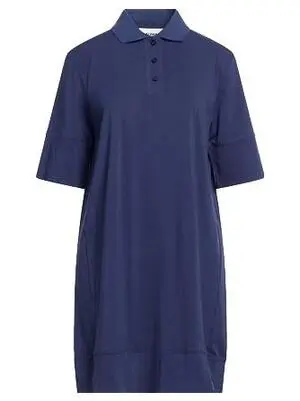 Alpha Studio Mini Polo Dress Navy