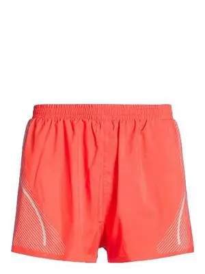 Adidas By Stella McCartney Recycled Polyester Athletic Shorts - Tomato Red
