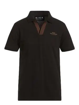 John Richmond Polo Shirt Size Cotton - Black