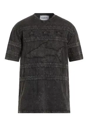 Iceberg T-shirt Charcoal Size Cotton - Grey