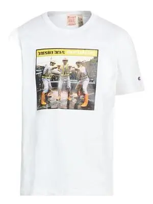 Champion T-shirt Size Cotton - Off White