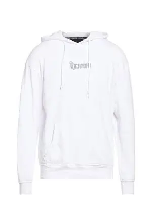 John Richmond Printed Logo Hoodie - White