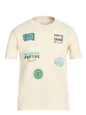 Champion T-shirt Size Cotton - Ivory
