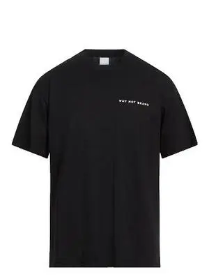 WHY NOT BRAND T-shirt Size Cotton - Black