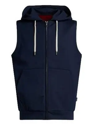 AT.P.CO Sleeveless Zip-Up Hoodie Blue