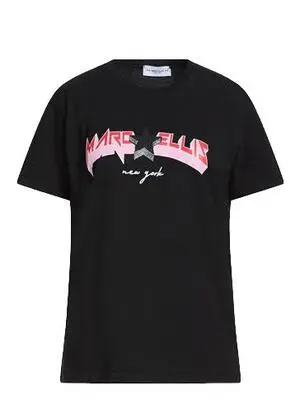 MARC ELLIS Cotton Jersey T-shirt - Black