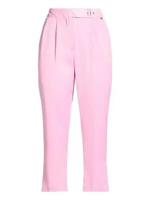 LIU •JO Tapered Satin Pants - Pink