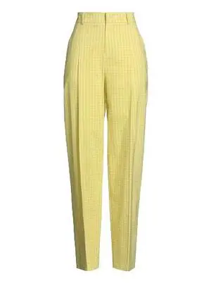 SKILLS & GENES Checked Straight-leg Pants - Yellow