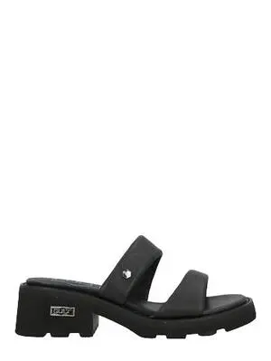 CULT Leather Sandals - Black