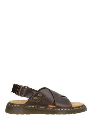 Dr. Martens Leather Slingback Sandals - Brown