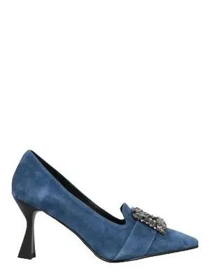 TOSCA BLU Pumps With Appliqués And Crystals - Blue