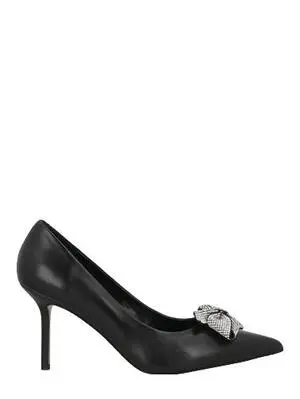TOSCA BLU Pumps In Leather With Crystal Embellishments - Black