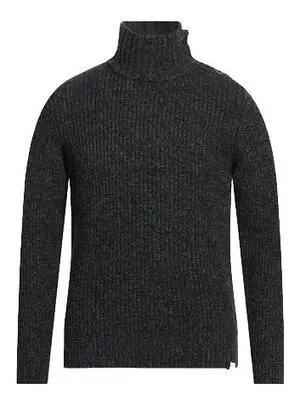 LIU •JO MAN Turtleneck Wool Polyamide Knit - Black