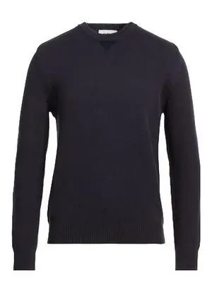 Alpha Studio Sweater In Cotton And Polyamide - Blue