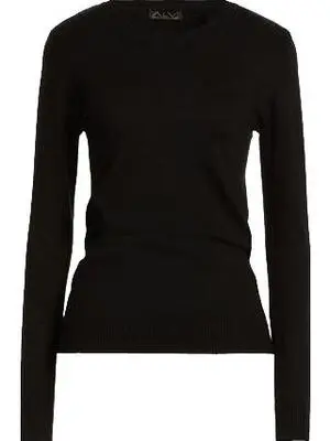 ALV BY ALVIERO MARTINI Sweater Viscose Polyamide Polyester - Black