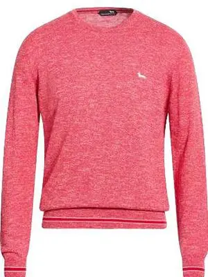 HARMONT & BLAINE Cotton And Linen Sweater - Red