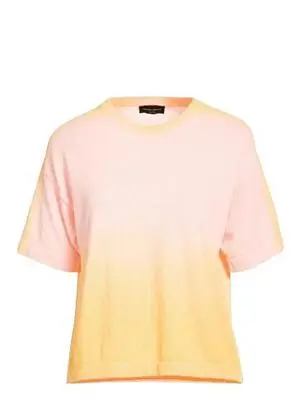 ROBERTO COLLINA Knitted Tie-dyed Top - Pink